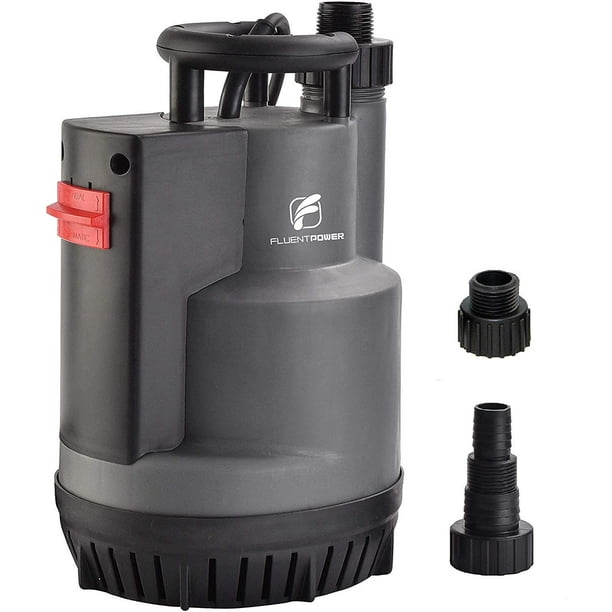 Fluentpower 1/2HP Utility Pump 2500GPH Submersible Sump Pump, Automatic ...