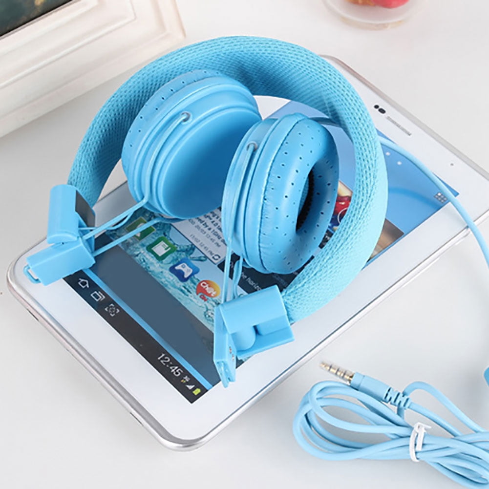 Ybeauty 3.5mm Wired Universal Stretchable Folding Over-Ear Headphone ...