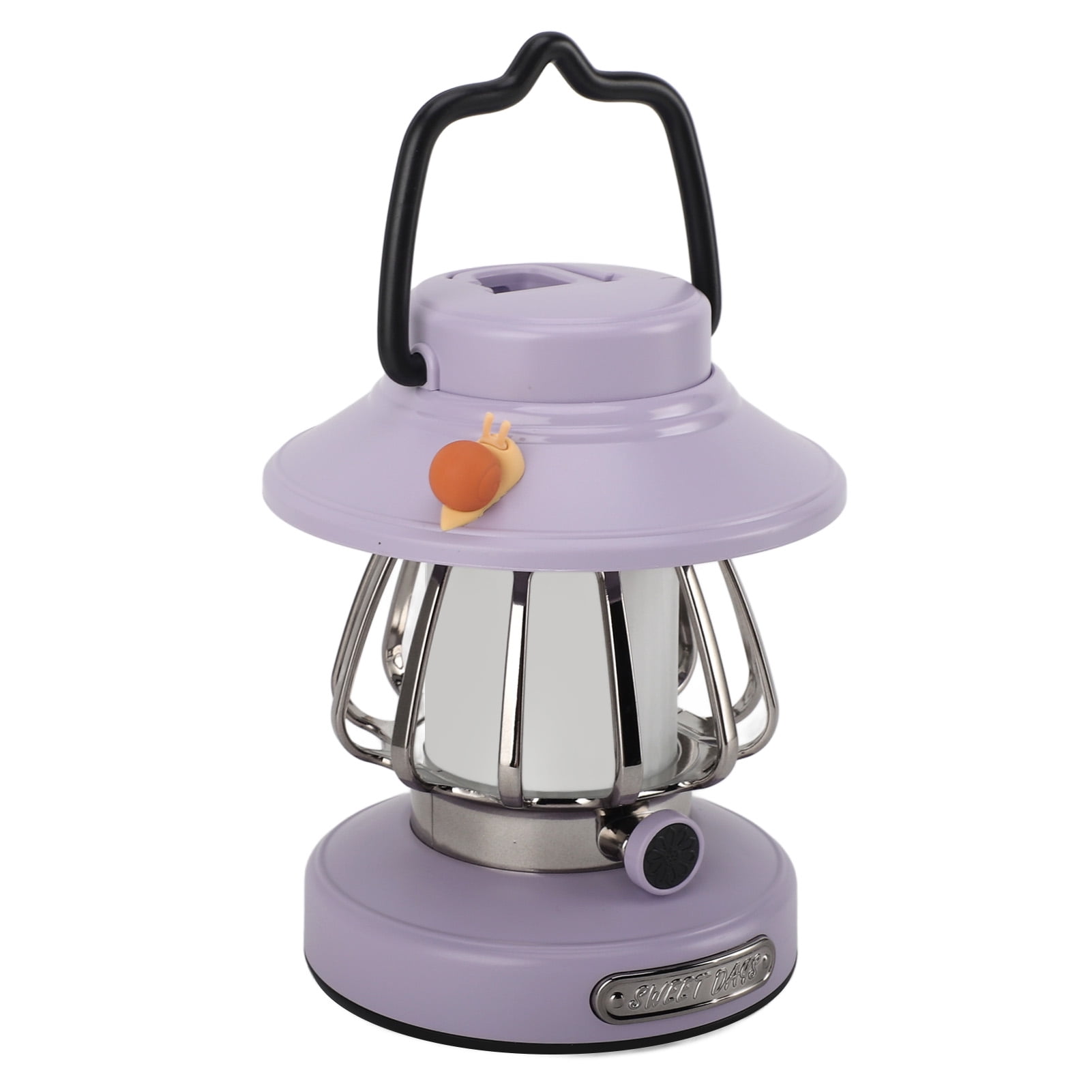 Retro Rechargeable Camping Lantern, Infinite Dimming, 3 Color ...