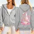 Aihuaihua Beach Hoodies for Women Cute Oversized Meet Me At The Ocean ...