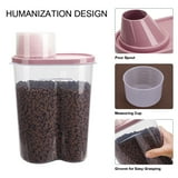 GreenJoy Small Dog Food Storage, Airtight Translucent Containers with ...