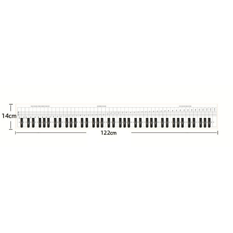 Piano Keyboard Layout 88 Keys