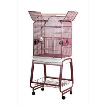 A&E Cage GA92217C HQ Platinum 22 x 17 in. Open Top Cage with Plastic ...