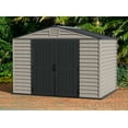 DuraMax StoreMax Plus 10.5x8 Ft Outdoor Shed with Molded Floor, Durable ...