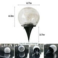 SHELLTON Solar Crack Ball Lamp Courtyard Buried Ice Hockey Lamp ...