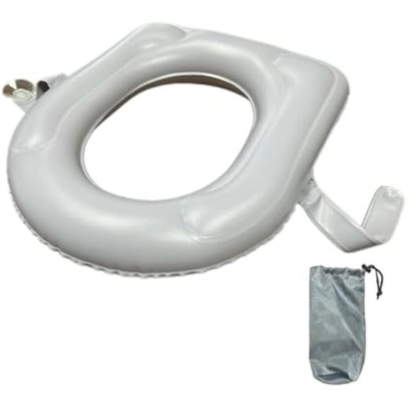 Medline Elongated Toilet Seat Riser for Seniors, Hinged, Fits Most ...