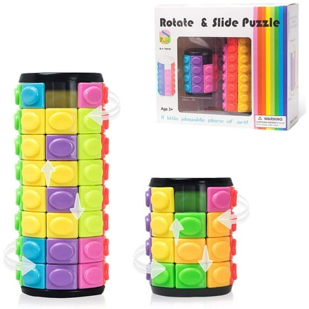 FFIY Fidget Toy,Magic Cube Puzzle,Brain Teasers for Adults,Cylinder ...