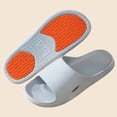 Mens & Womens Gray Cloud Slides Non-Slip Shower Sandals Lightweight EVA ...