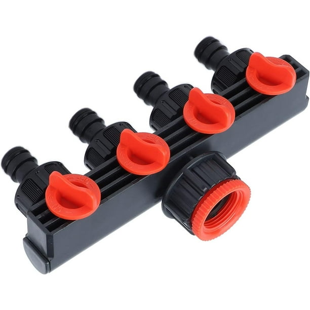 4 Way Garden Hose Splitter, 4 Way Hose Connector, 4 Way Water ...