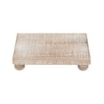 "Parisloft Farmhouse Rustic Wooden Table Riser, Small Top Decor Dining ...