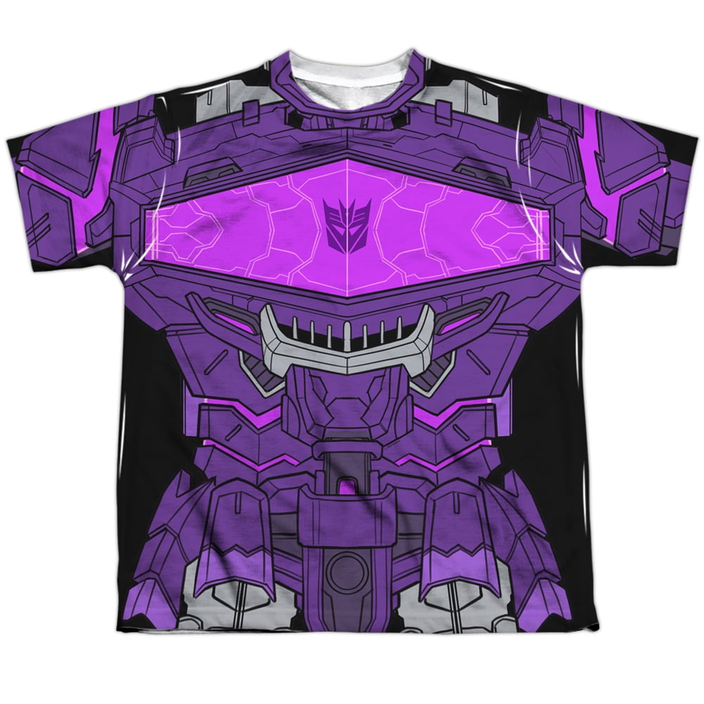 Transformers - Shockwave Costume - Youth Short Sleeve Shirt - Small ...