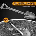 All Metal Shovels for Digging Gardening - Small Shovel Spade with Short ...
