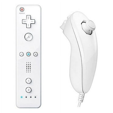 Official Nintendo Wii/Wii U Remote Plus Controller (White) and Nunchuk ...