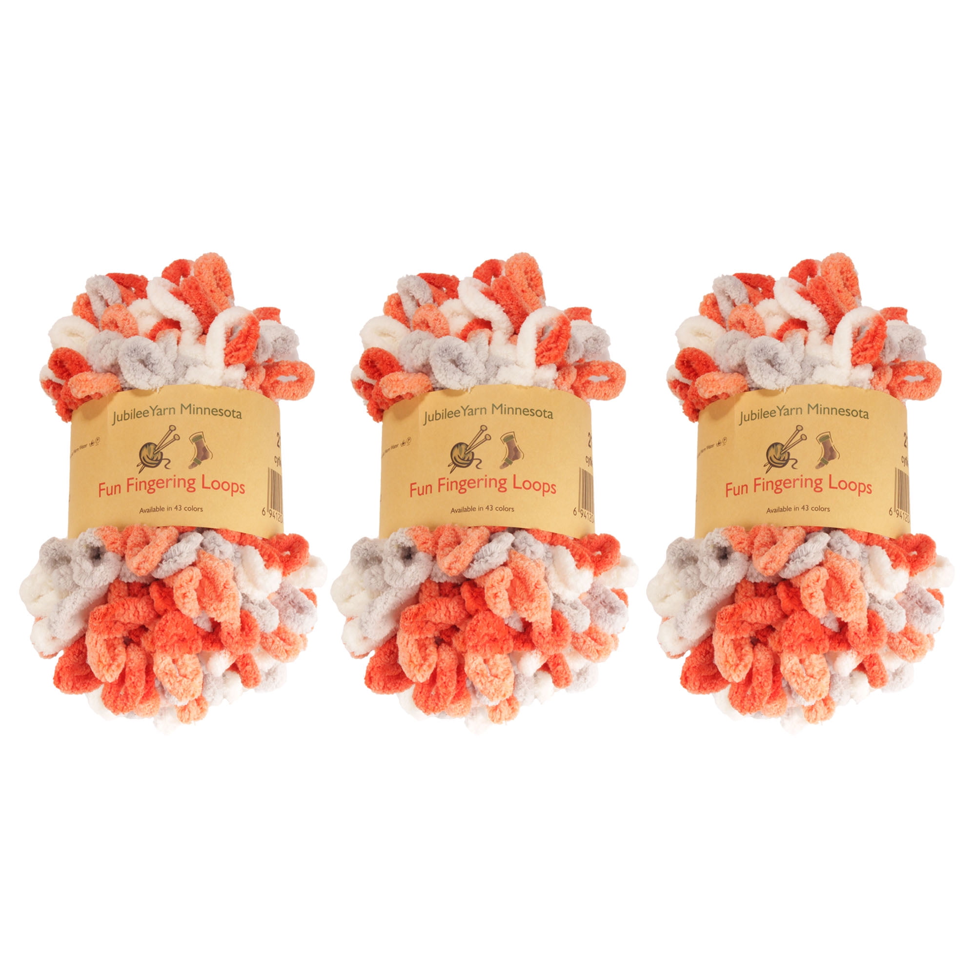 BambooMN Finger Knitting Yarn - Fun Finger Loops Yarn - 100% Polyester ...