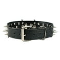 Pet Artist 2.0 inch Wide Cool Sharp Rivet Spiked Studded Leather Dog ...
