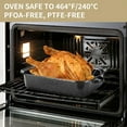 21Inch Roasting Pan, Extra Large Rectangle Pan With Rack, 25lb Capacity ...
