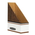 Bankers Box Corrugated Cardboard Magazine File Organizer, Office Letter ...