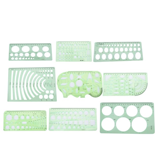 Architecture Ruler,Multifunctional Architecture Drawing Template Hollow ...