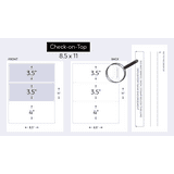 Compuchecks - 100 High Security Blank Check Stock Paper - Checks on Top ...