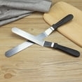 1x Offset Spatula,Angled Cake Icing Spatula,Stainless Steel Icing ...