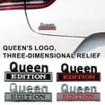 1PCS Queen Edition 3D Emblem Sticker, 2026 New Queen Edition Emblem ...