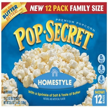 Pop Secret Microwave Popcorn Homestyle (Pack of 10) - Walmart.com