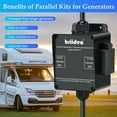 Briidea 30A 3600W Generator Parallel Kit for Inverter Generators ...