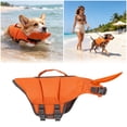 Adjustable Polyester Dog Life Jacket, Buoyant Floatation Vest for ...