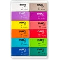 Staedtler Fimo Soft Polymer Clay - Brilliant Colors, Set of 12 ...
