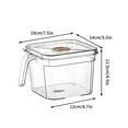 maxiaoxia 1PC Fridge Organizer, Transparent Food Storage Containers ...