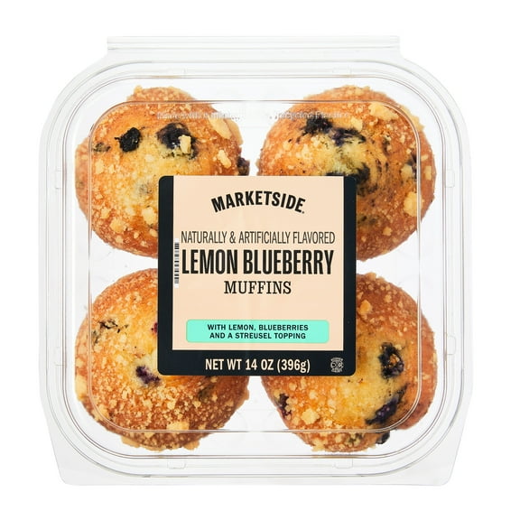 Marketside Lemon Bars, 16 oz, 4 count, with bright citrusy lemon flavor ...
