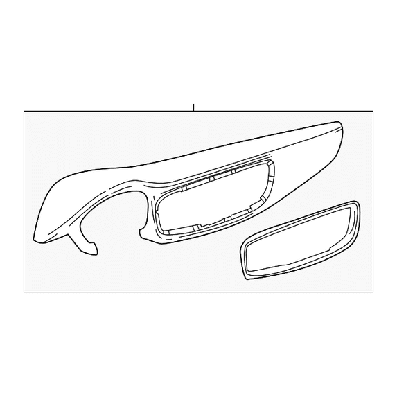 Genuine OEM GM Part # 84714244 Dash Panel - Walmart.com