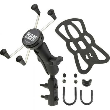 RAM Mounts X-Grip® Phone Mount with Handlebar U-Bolt Base - Medium ...