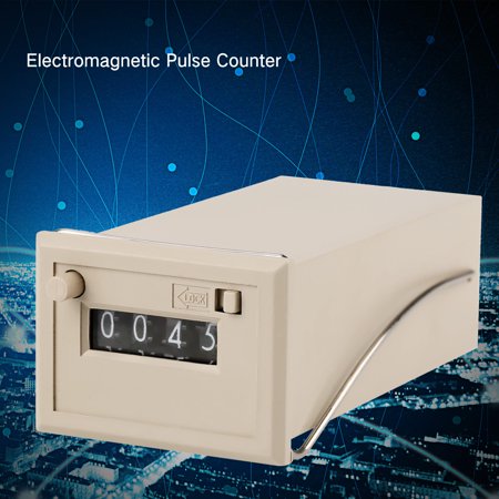 Pulse Counter, DC20 Times/Sec 4 Digits 0-9999 Totalizer Electronic ...