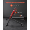 VEVOR Multi-Functional Weight Bench for Full Body Workout, Roman Chair ...