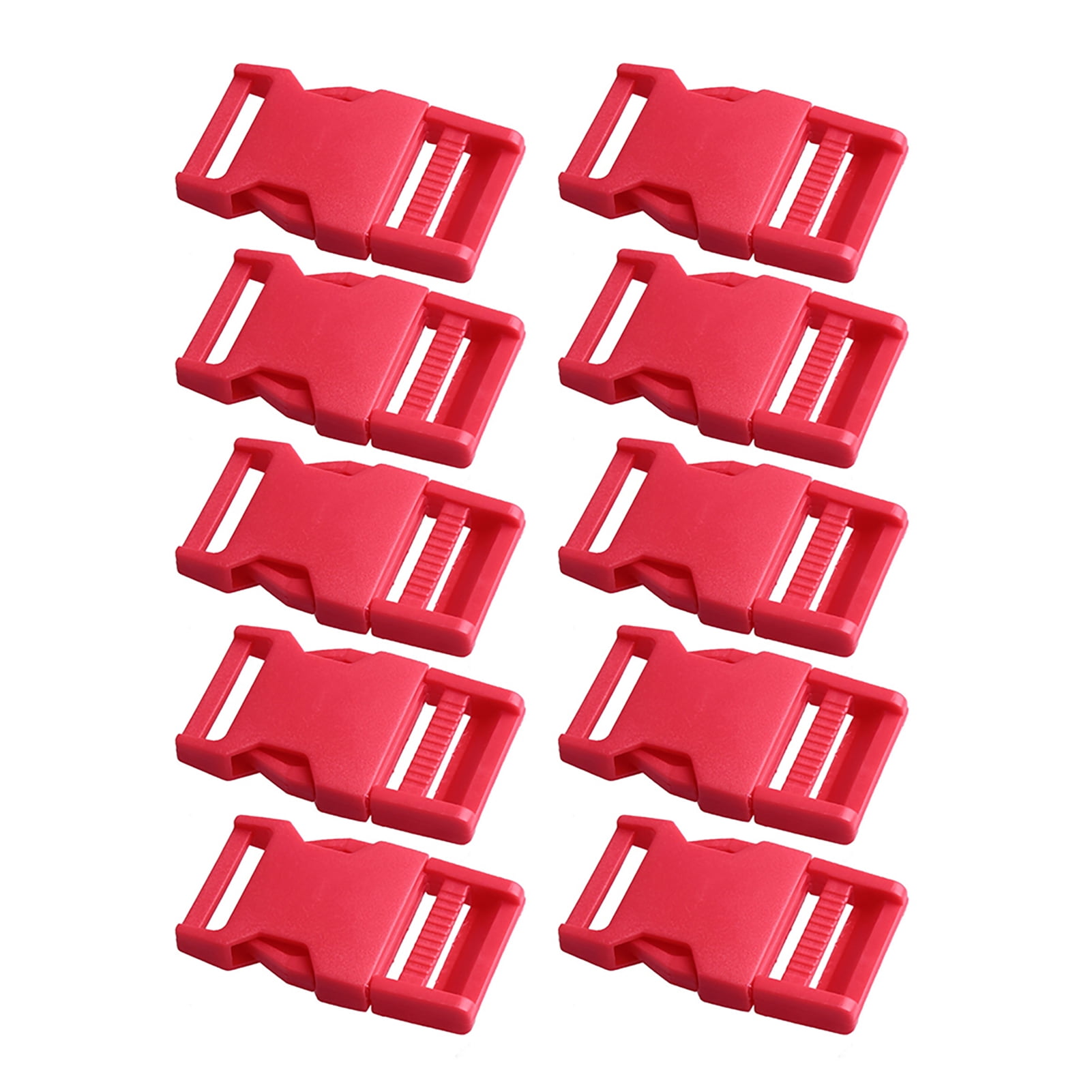 10Pcs Clips Buckles Simple Thicker Convenient Colorful Plastic Buckles ...