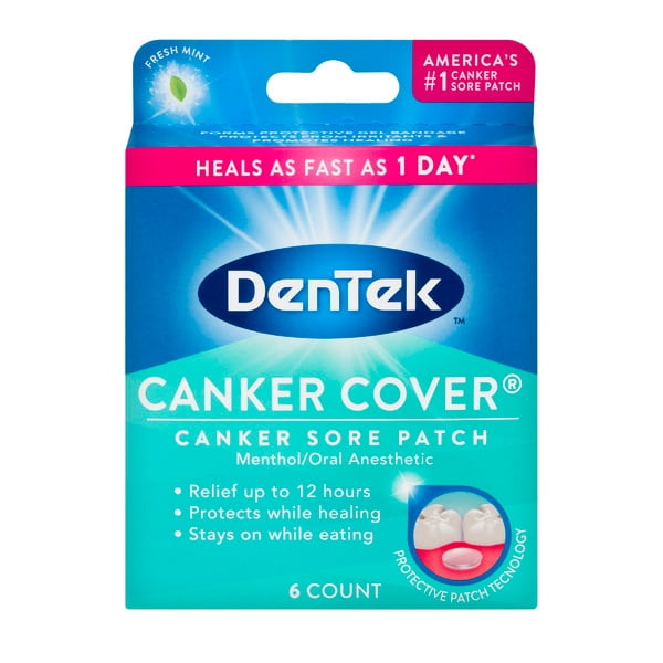 DenTek Canker Cover Patch, 6 Count - Walmart.com - Walmart.com
