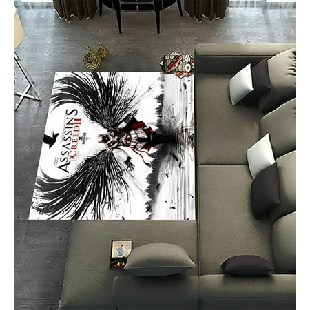 DEYOU Assassin Creed Area Rugs 5 x 6ft Floor Carpet Mat for Living ...