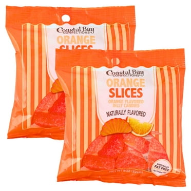 Funtasty Fruit Gummy Snacks, Orange Slices Jelly Candy, Unwrapped, 2 ...