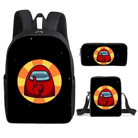 Among Us Game Backpack Kids Rucksack Crewmate Back To School Bag ...