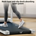 Tomile Foldable Treadmill 300 lb capacity, 3.0 HP Compact Treadmill for ...