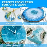 Teexpert Fast Setting Epoxy Resin and Hardener, Clear Crystal Casting ...