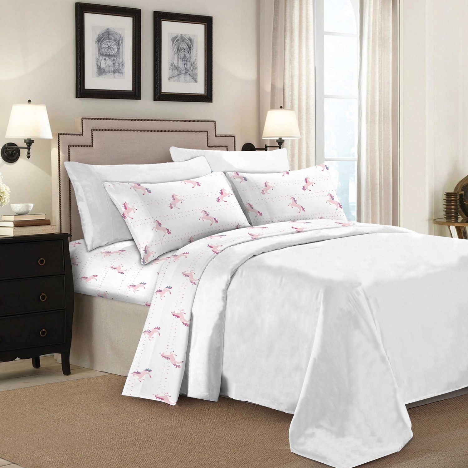 Click here for Johnson Home 200 Tc Bed Sheet Set - Printed Cotton... prices