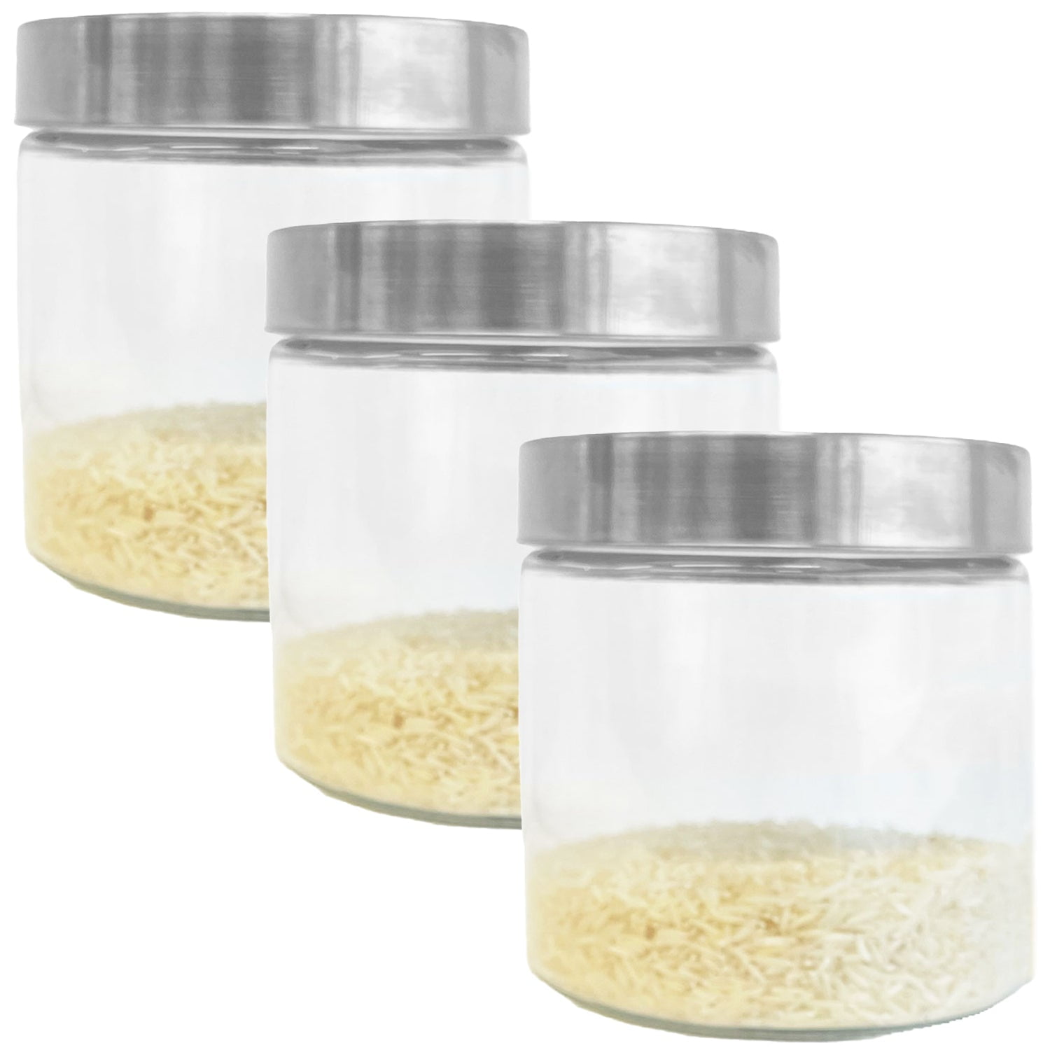Click here for Js Gourmet - Set Of 3 Glass Containers With Airtig... prices