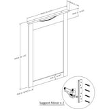 South Shore SoHo Mirror, Multiple Finishes - Walmart.com