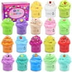 36 Pack Mini Butter Slime Kit with Funny Fruits Charms, Super Soft ...