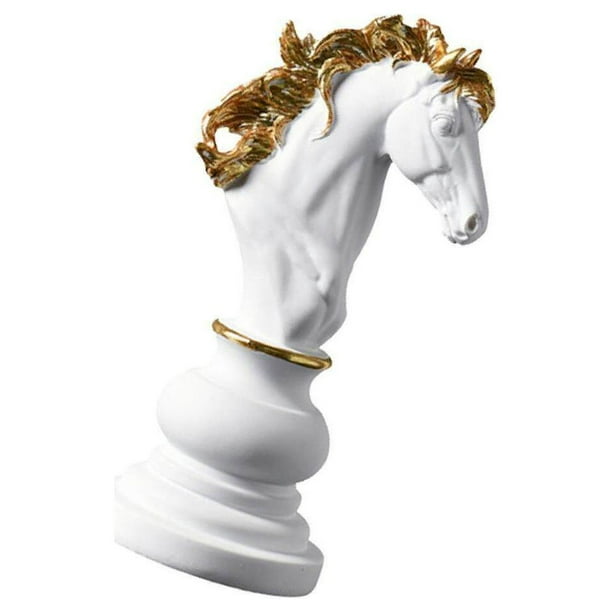 Chess Pieces Statue Sculpture Craft Home Decor Table chess piece ...