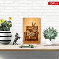 8x12 Inch Metal Wall Art Vintage Rectangular Rustic Decor Single Piece ...