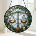 Legal Symbol Scales of Justice Stained Glass Window Suncatcher ...