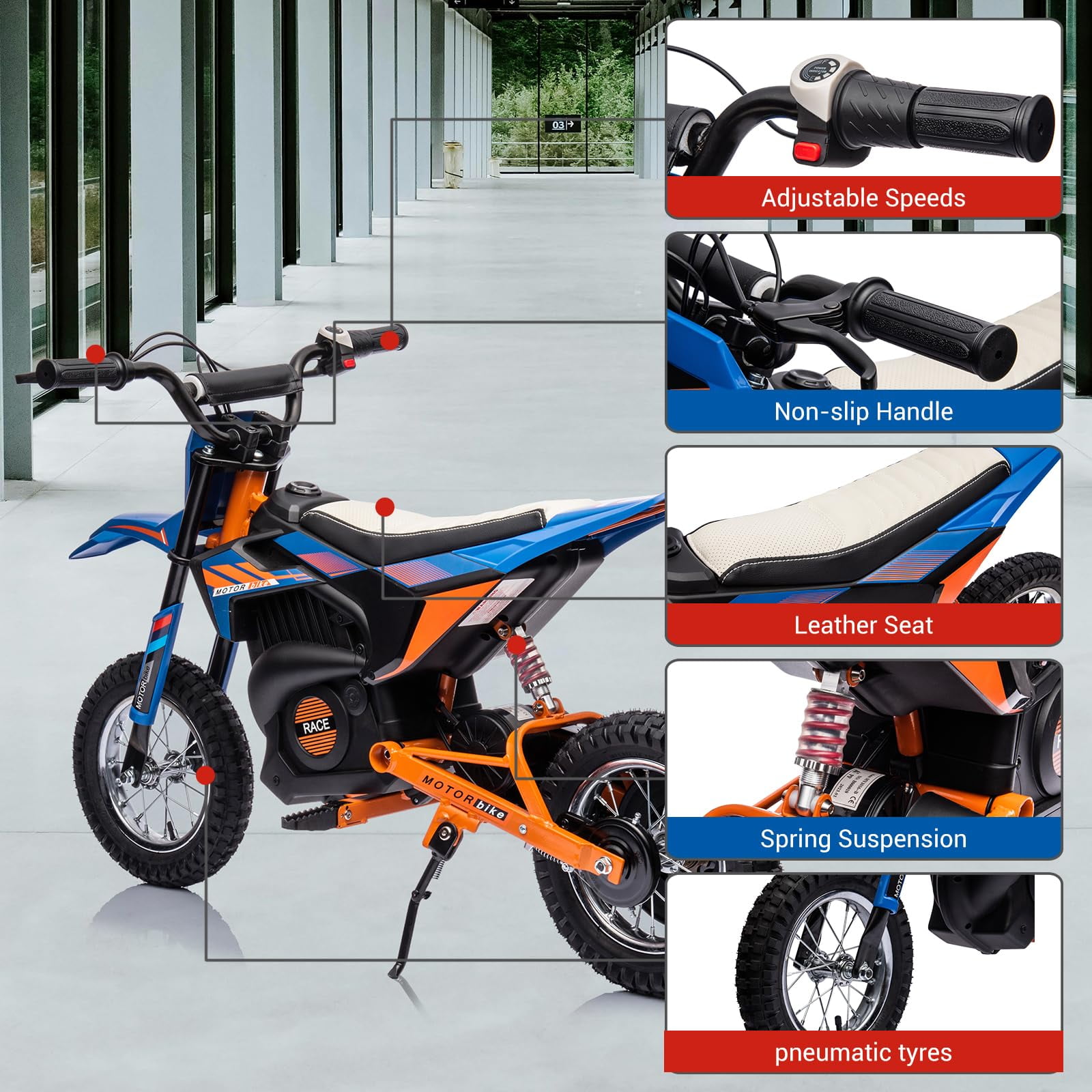 Click here for Edtara 24v Ride On Motorcycle For Kids 13.6mph Fas... prices